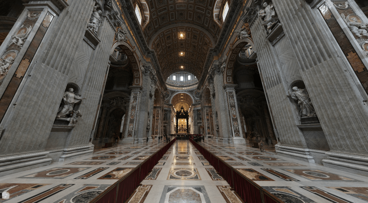 De Sint-Pieter in Rome bezoeken